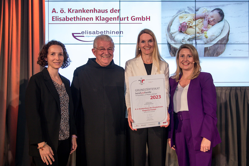 Auszeichnung für Engagement: Familienfreundliches Arbeitsumfeld im Elisabethinen-Krankenhaus ...